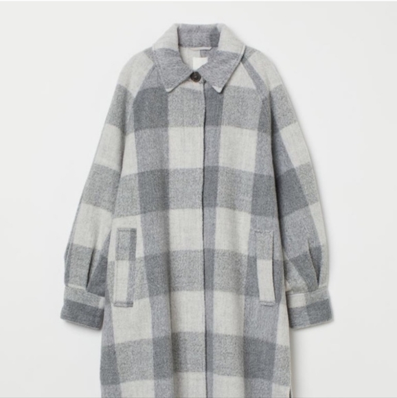 H&M | Jackets & Coats | Hm Plaid Shacket Large | Poshmark